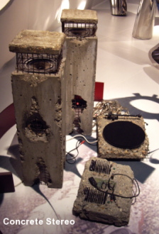 CONCRETE STEREO de Ron Arad (1983) – Bells of Atlantis